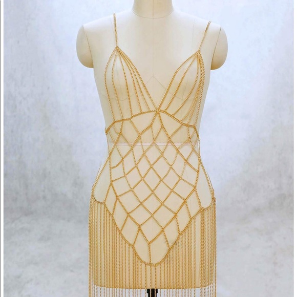 S. the Widow | Dresses | Kelis Body Chain Dress | Poshmark